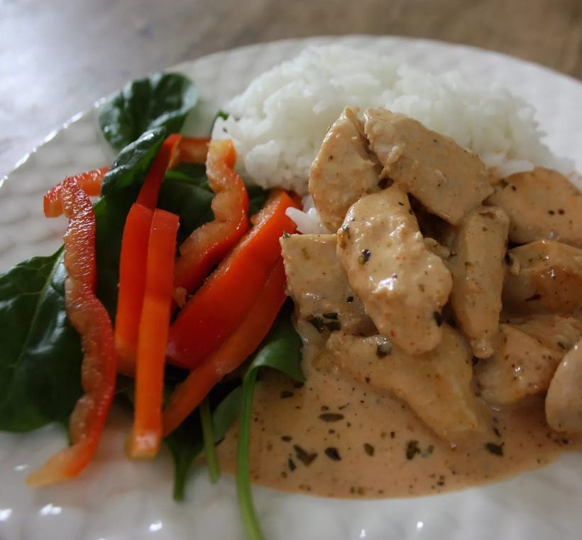 Kycklinggryta med ris | Madame Edith | Allt om Mat